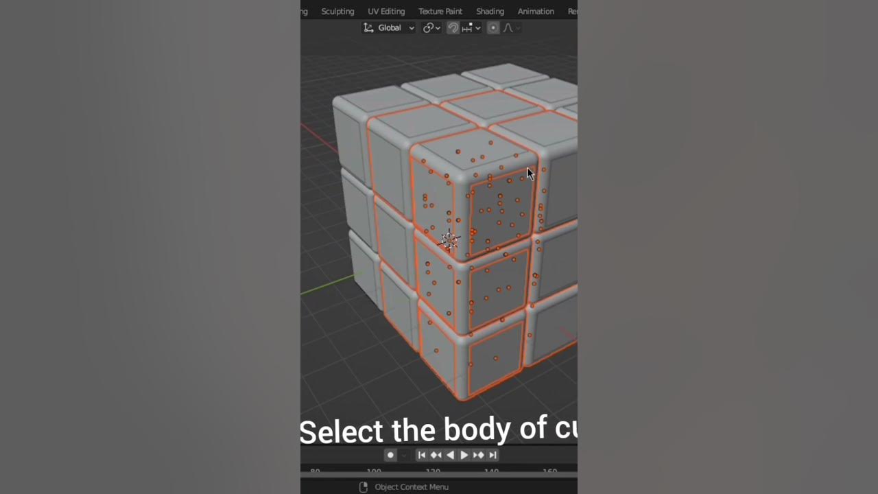 Blender tutorial make Rubik's cube model in easy way #1 @CGGeek - YouTube