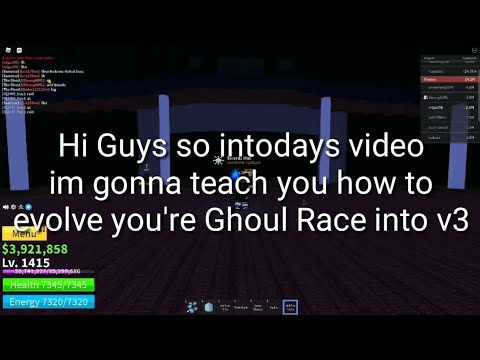 Getting the Ghoul Race | Blox Fruits (How to Evolve You're Ghoul Race ...