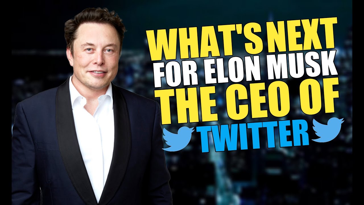 What's Next For Elon Musk The CEO of Twitter - YouTube