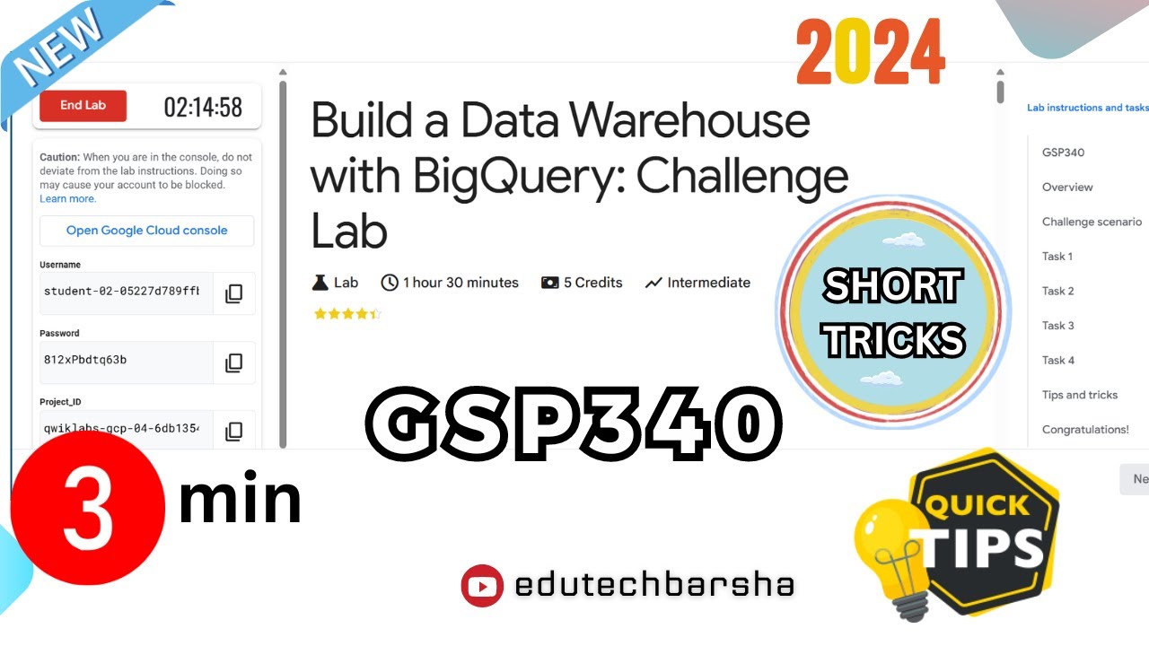 New Build A Data Warehouse With Bigquery Challenge Lab Gsp340 Qwiklabs Arcade 2024