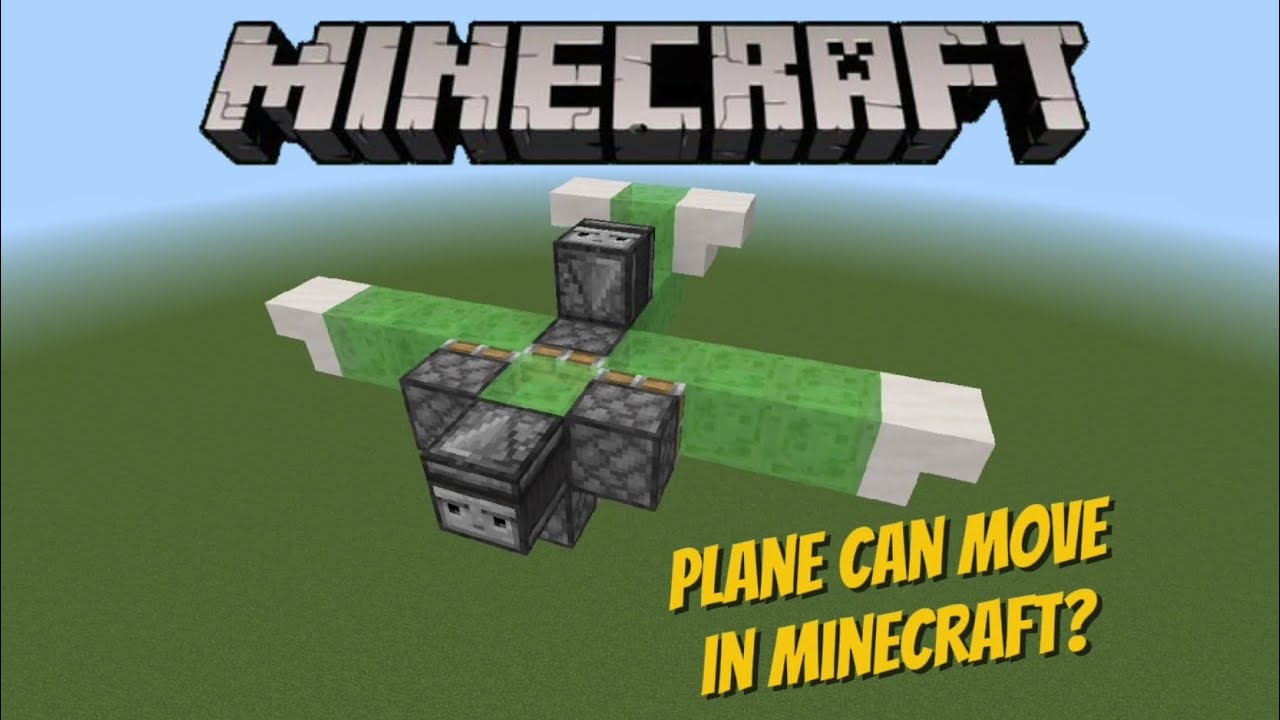 How to make a moving plane in minecraft!! | Minecraft - YouTube