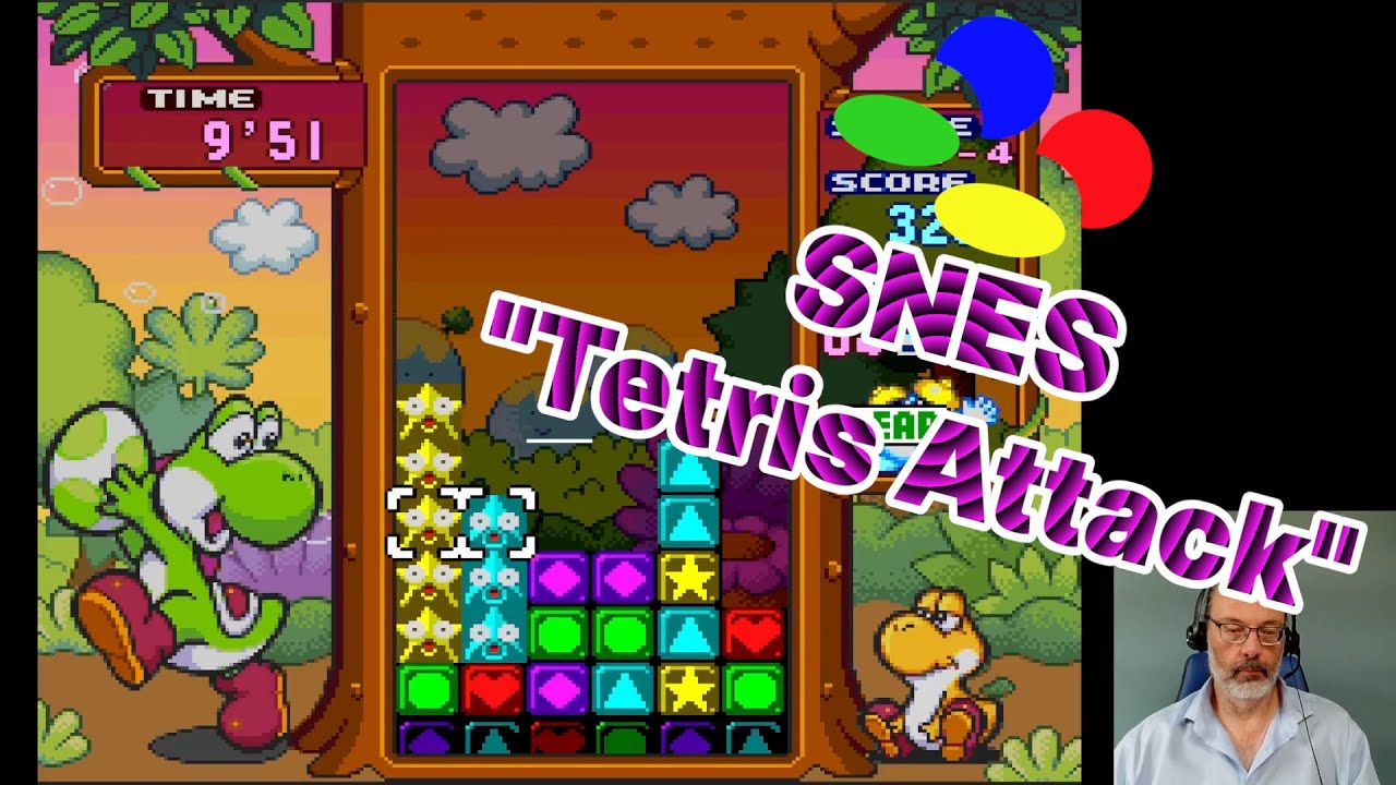 SNES Game Play, Tetris Attack (aka Panel de Pon) - YouTube
