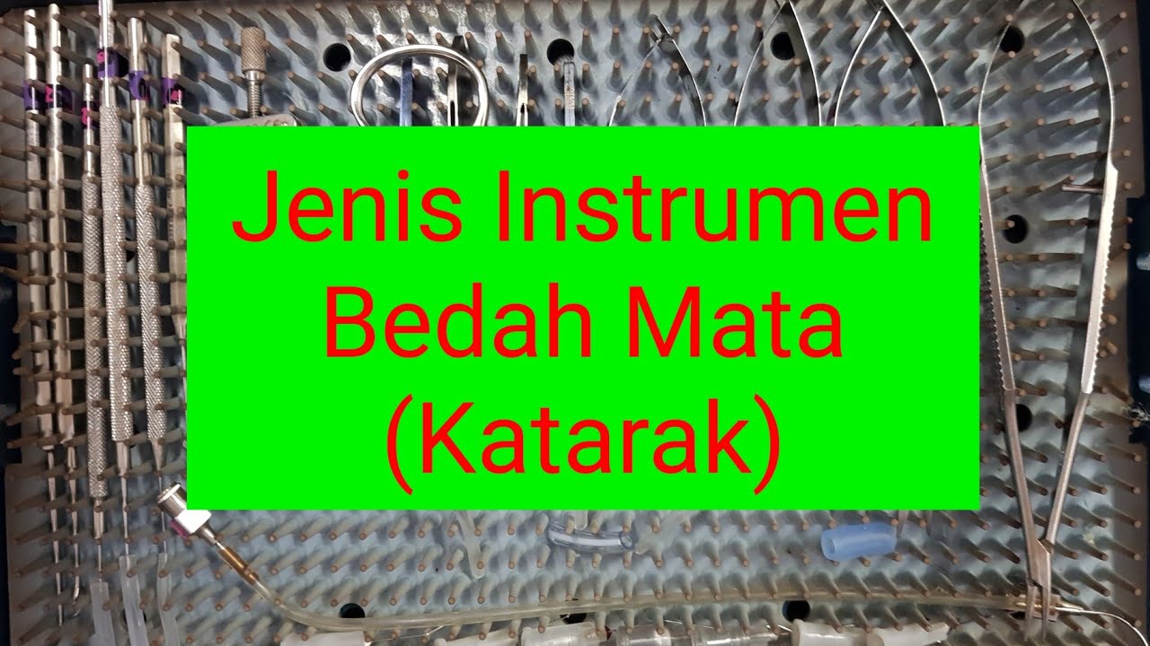 SET INSTRUMEN BEDAH MATA (OPERASI KATARAK) - YouTube