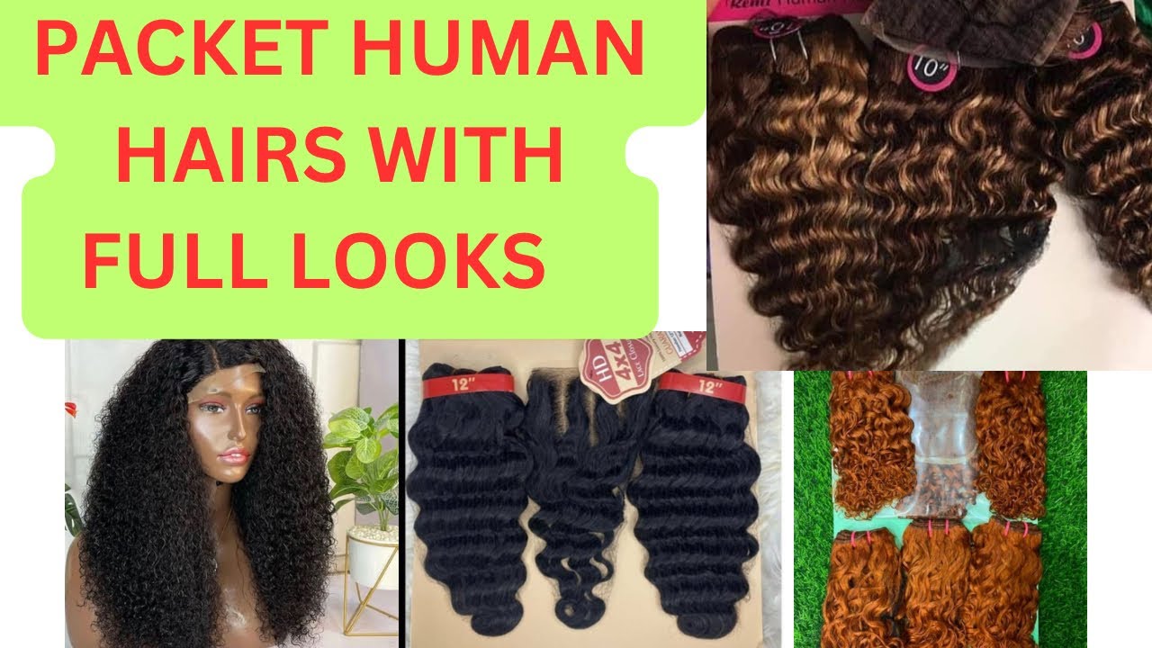 PACKET HUMAN HAIRS WITH FULLER LOOKS - YouTube