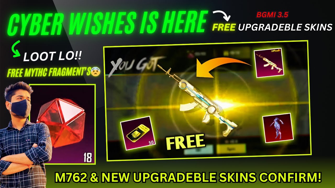 FREE🔥 M762 UPGRADEBLE SKIN😍 | NEW CYBER WEEK EVENT IS HERE🤩 in 3.5 ...