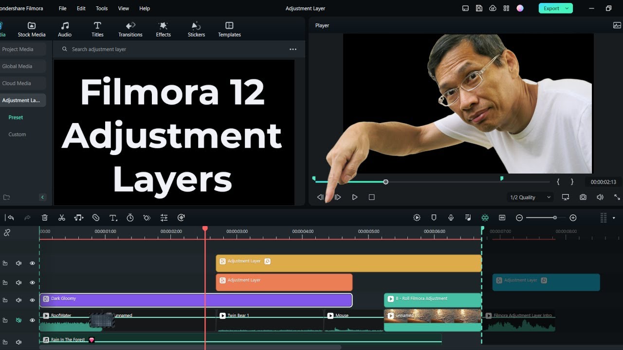 Filmora 12 Adjustment Layer All You Need To Know YouTube Filmora 12 Adjustment Layer All You Need To Know YouTube