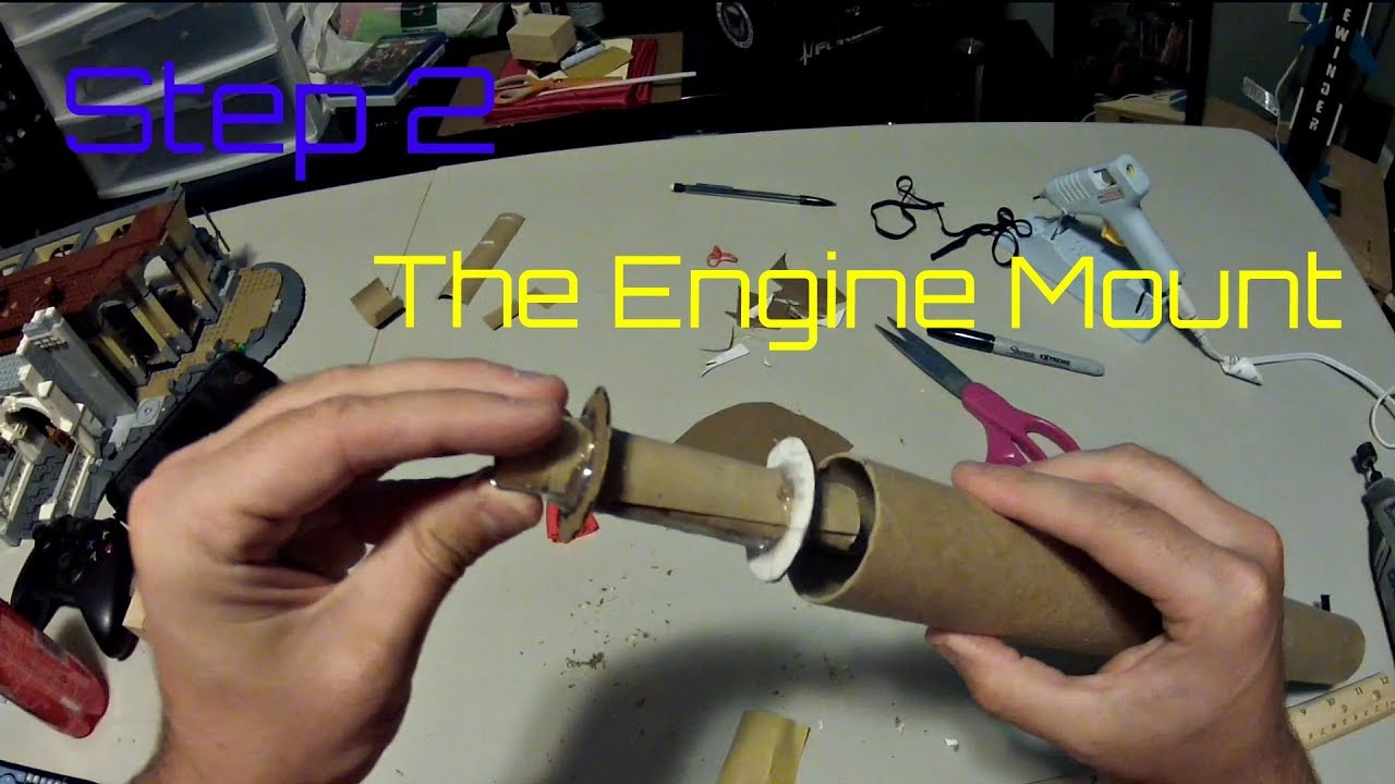 How to Make a Reusable Homemade Rocket (without wadding) - step 2 - YouTube