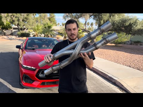 Borla SwitchFire X-Pipe 2024 Mustang GT - YouTube