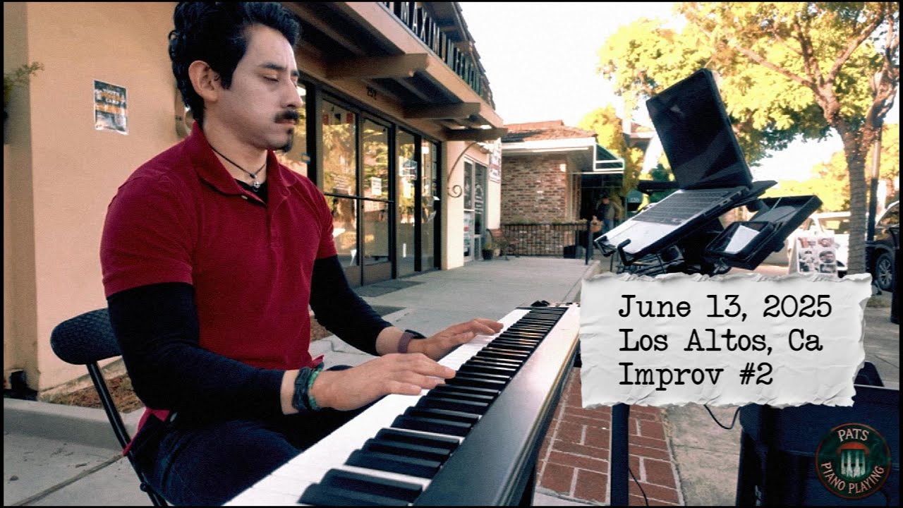 Busking Dark Piano Improv | Los Altos, Ca. - No. 2 - YouTube