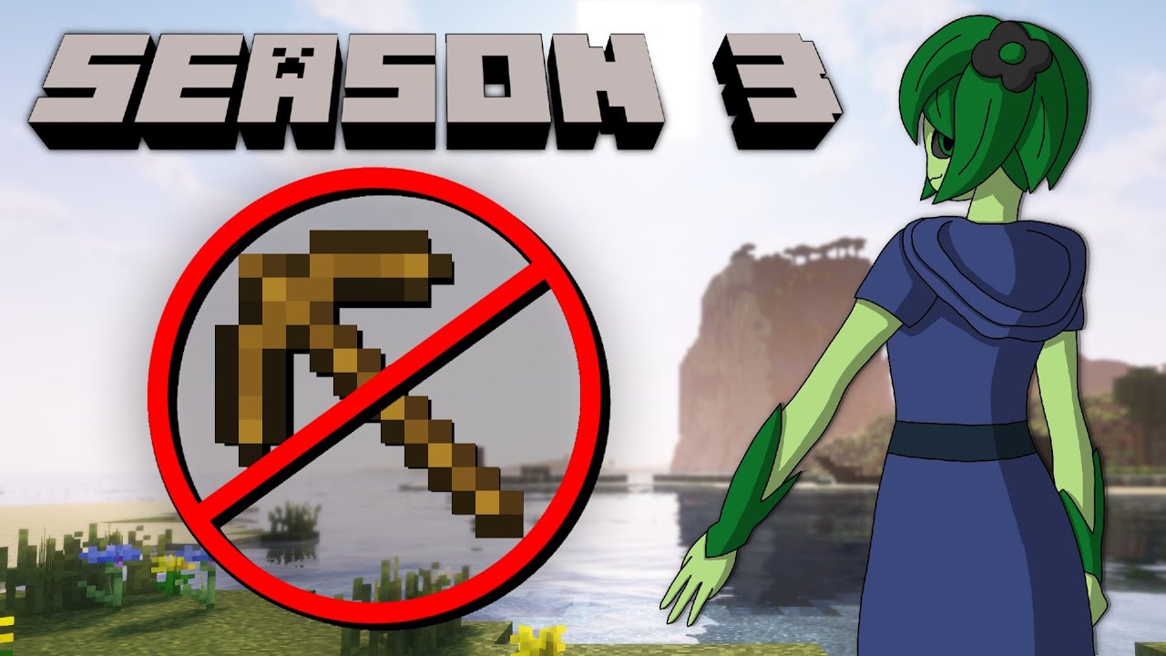 Minecraft: No Pickaxe Challenge [S3 Ep. 1] - YouTube