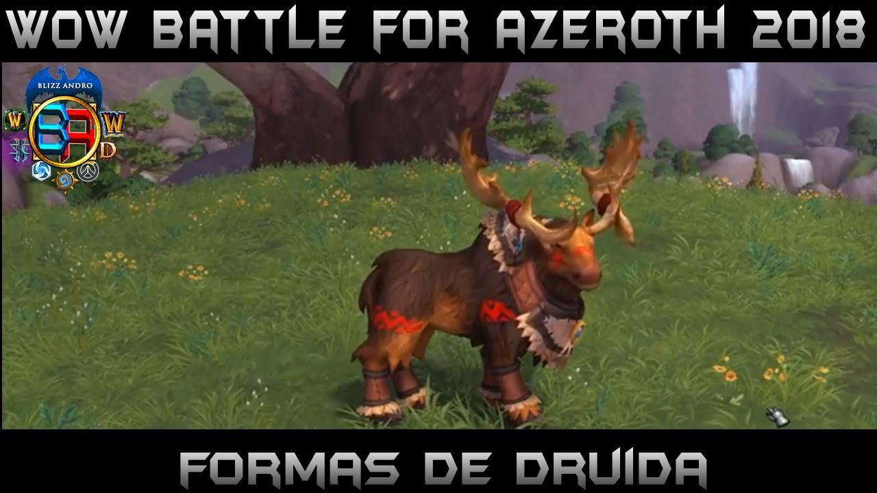 [Tauren Alta Montanha] Formas de Druida [WoW Battle for Azeroth] - YouTube