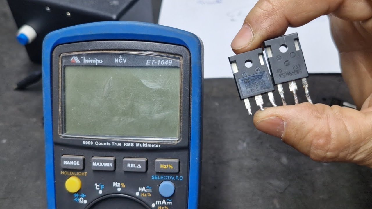Testador de Mosfet e IGBT Com Diagrama - YouTube
