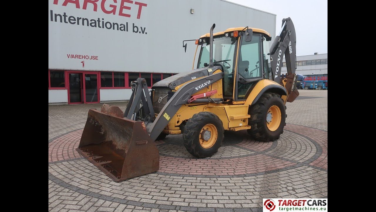 780204 VOLVO BL60B 4x4 BACKHOE LOADER 2014 5710HRS - YouTube