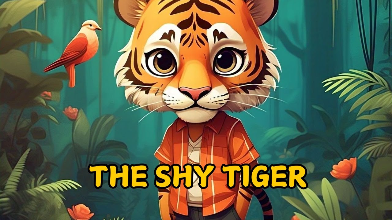 THE SHY TIGER| MORAL STORY| ENGLISH KIDS STORY|BEDTIME STORY - YouTube