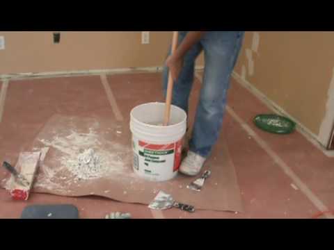 Tips on Mixing All Purpose Joint Compound Mud - YouTube