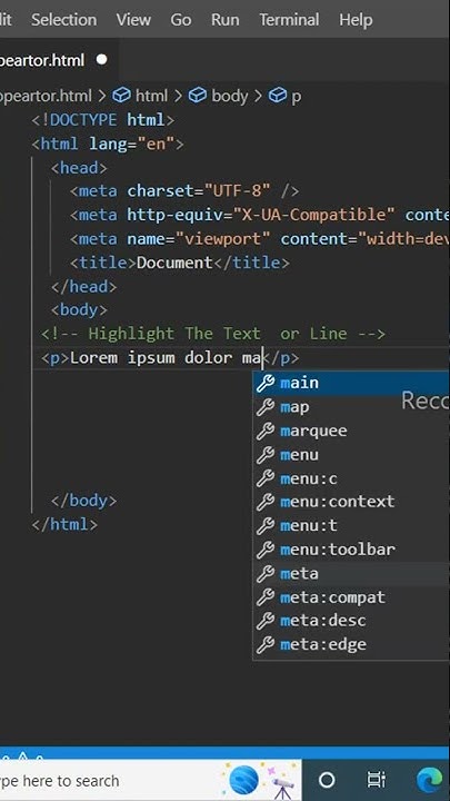 mark tag in html || highlight text in html - YouTube