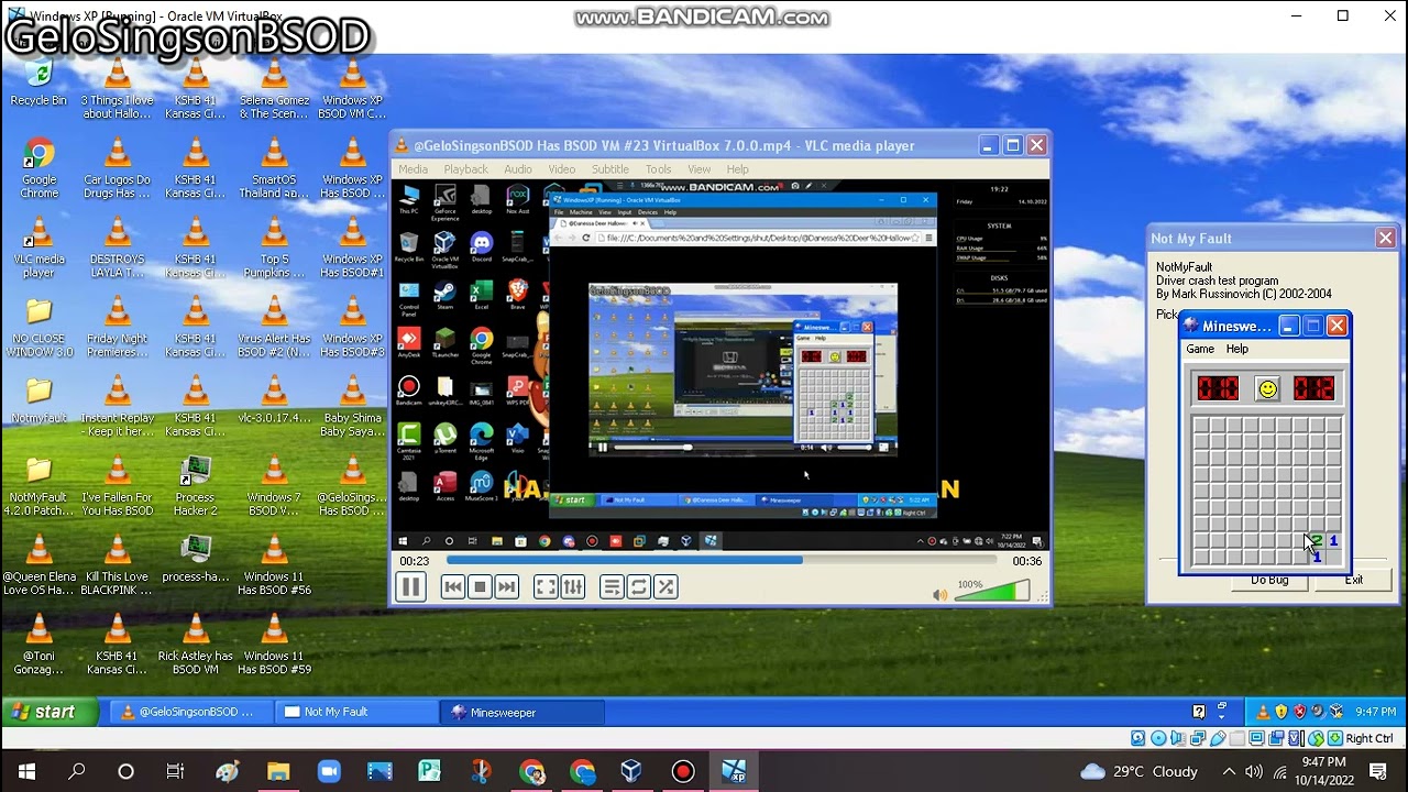 @👻Milk Cookie Productions🎃 has BSOD VM (Windows XP) - YouTube