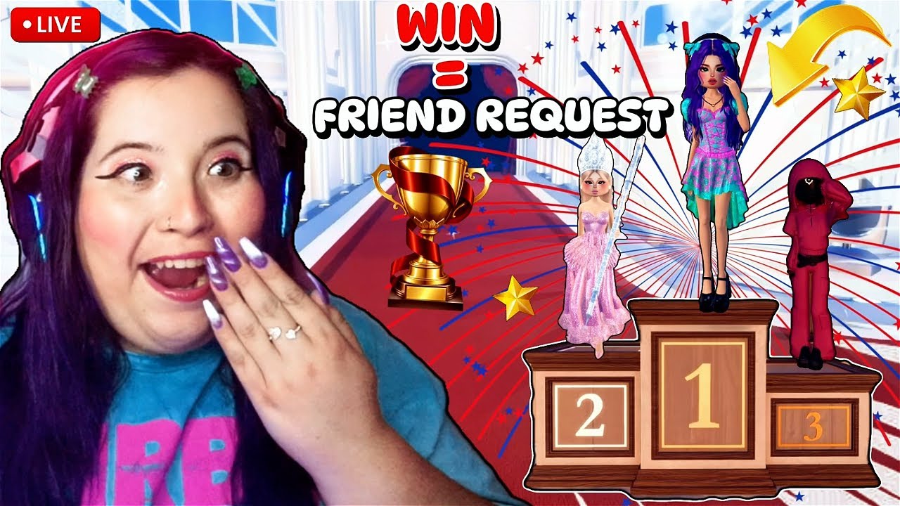 🔴 LIVE! WIN IN DTI = FRIEND REQUEST ON ROBLOX! - YouTube