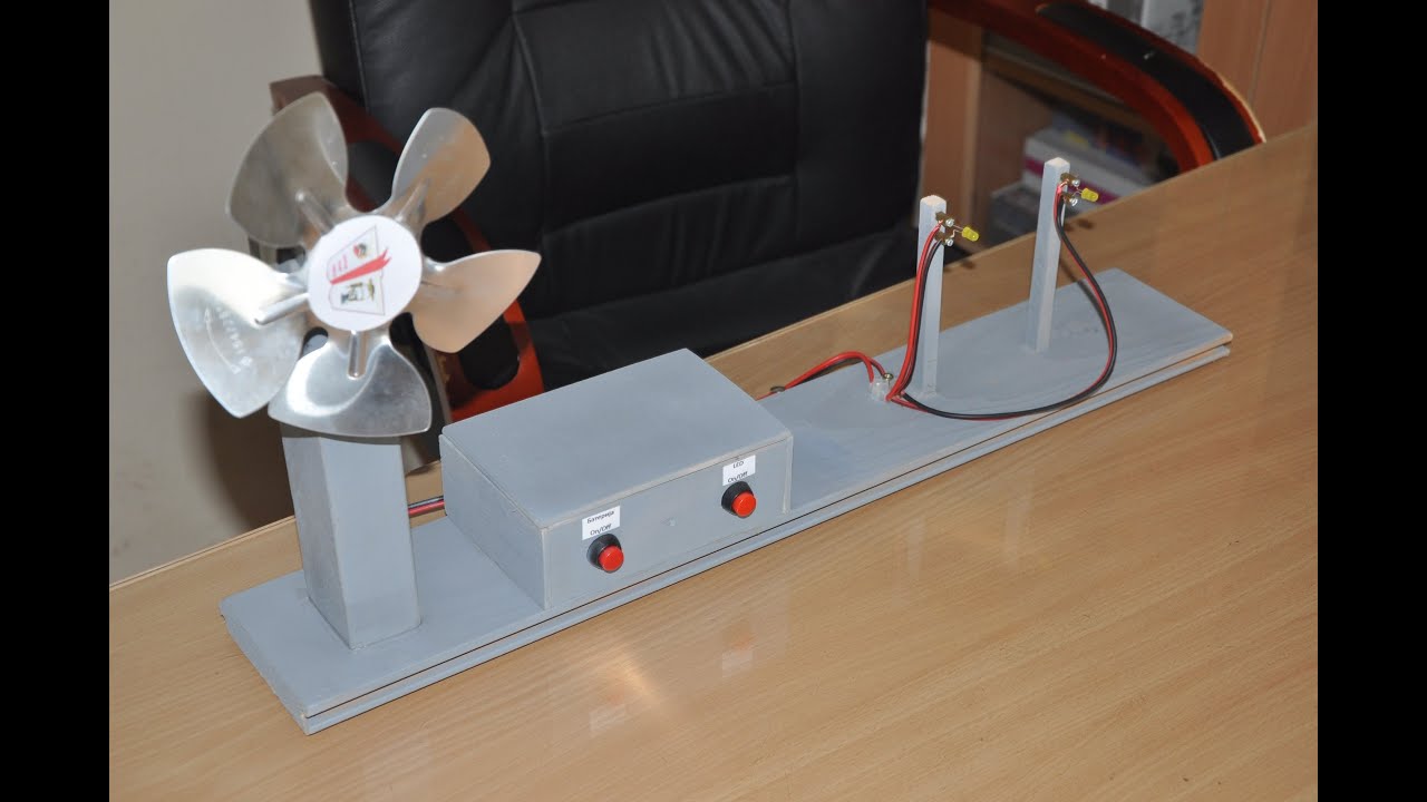 Model vetrogeneratora - YouTube