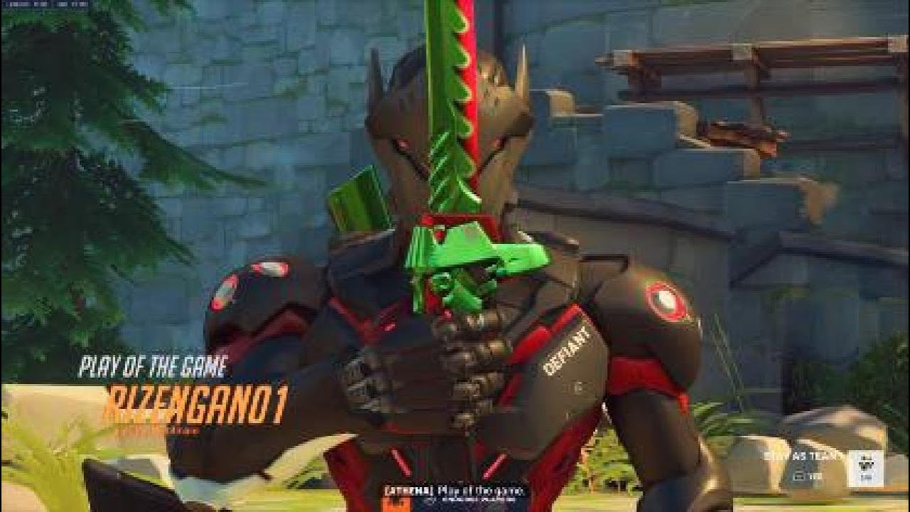 Console Genji Dashing Through PC Lobbies - YouTube