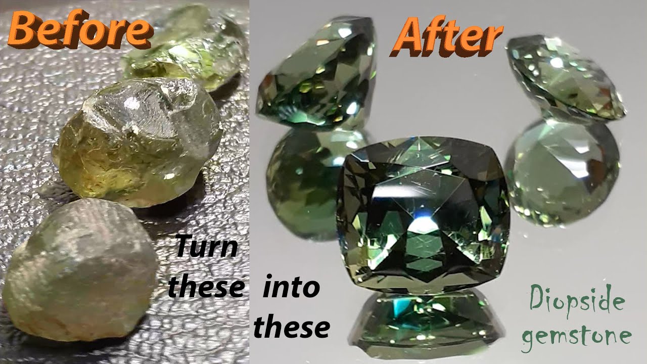 How It's Made : gemstones : Green Diopside | INACREDITÁVEL A ...