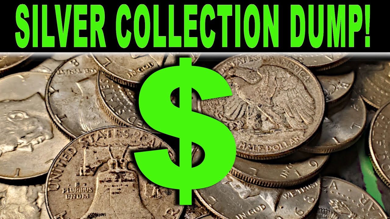 SILVER COLLECTION DUMP!!! COIN ROLL HUNTING HALF DOLLARS!!! - YouTube