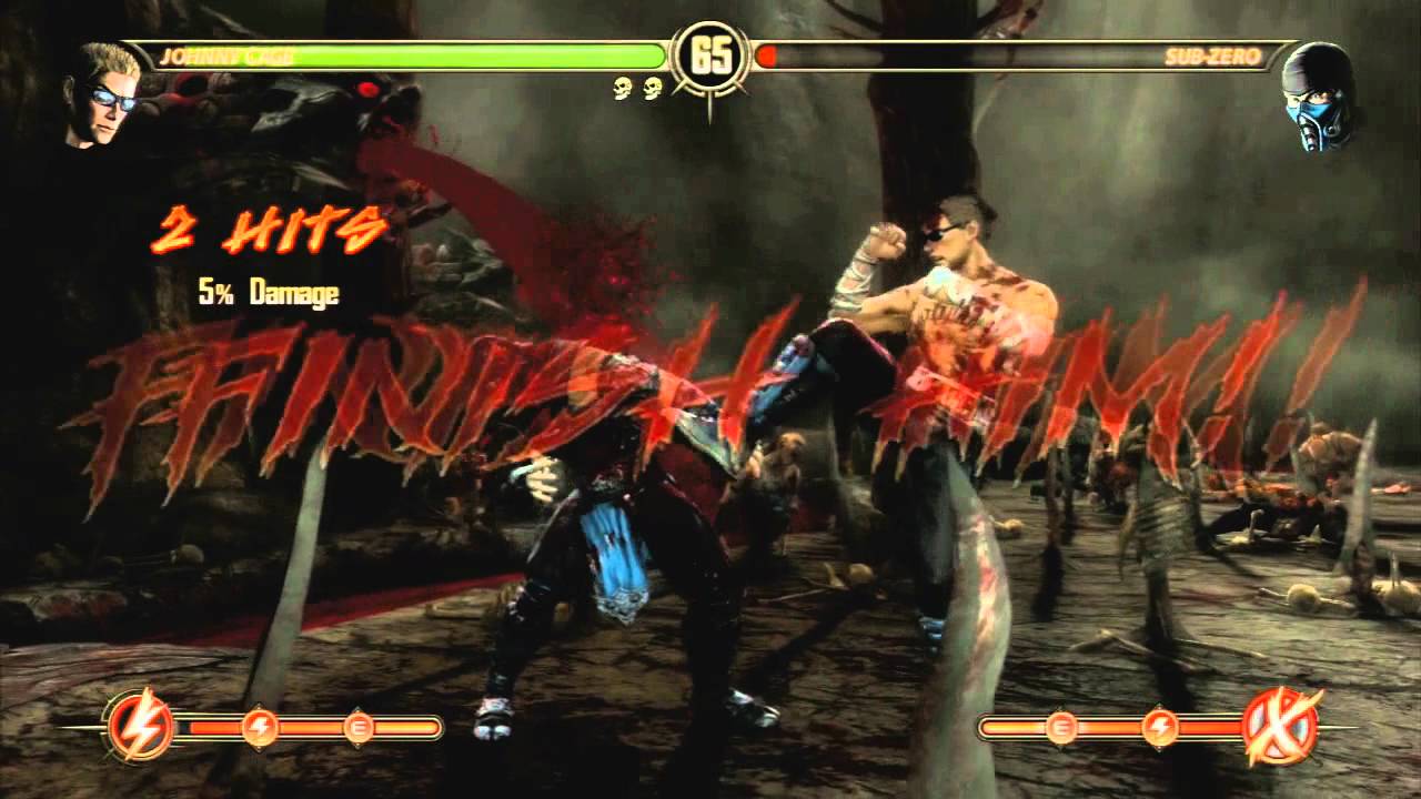 Mortal Kombat 9 Johnny Cage Ladder Pt1 - YouTube