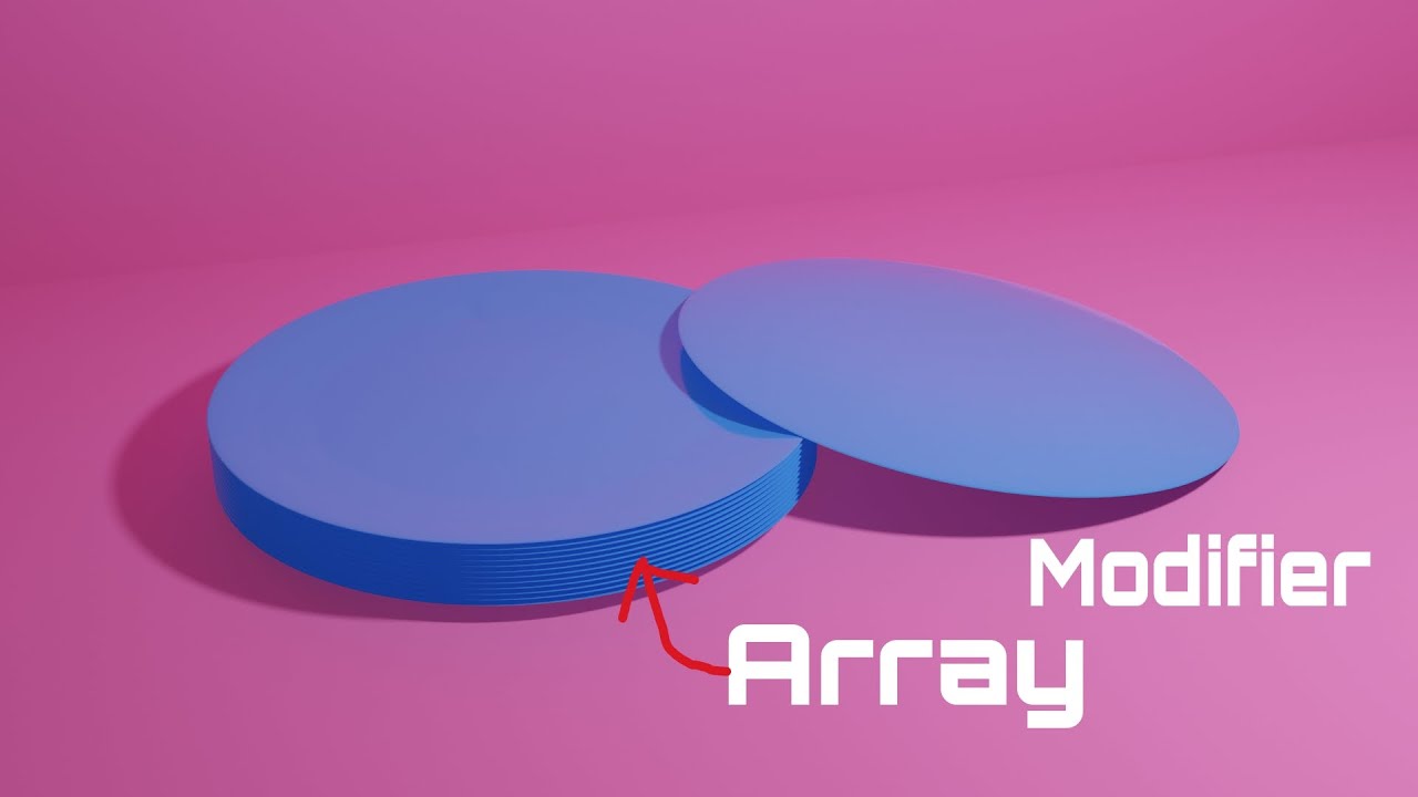 How to use array modifier in object||Blender Basic Tutorial Day3 ...