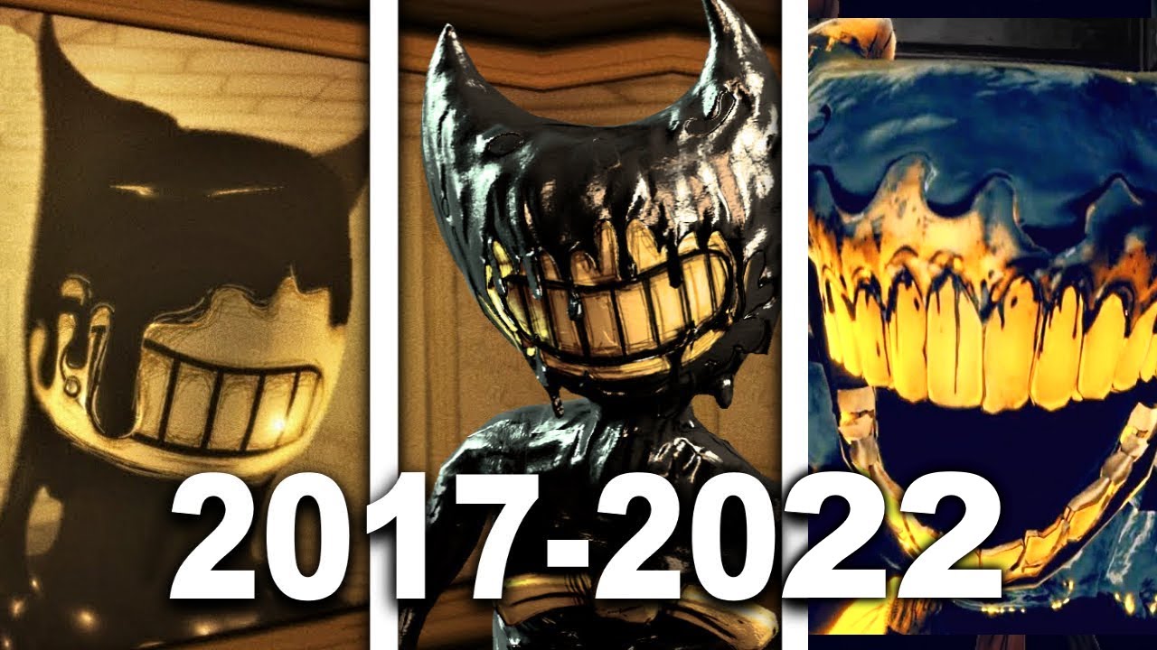 Evolution of Bendy - Bendy and the Dark Revival (2017-2022, BATIM-BATDR ...