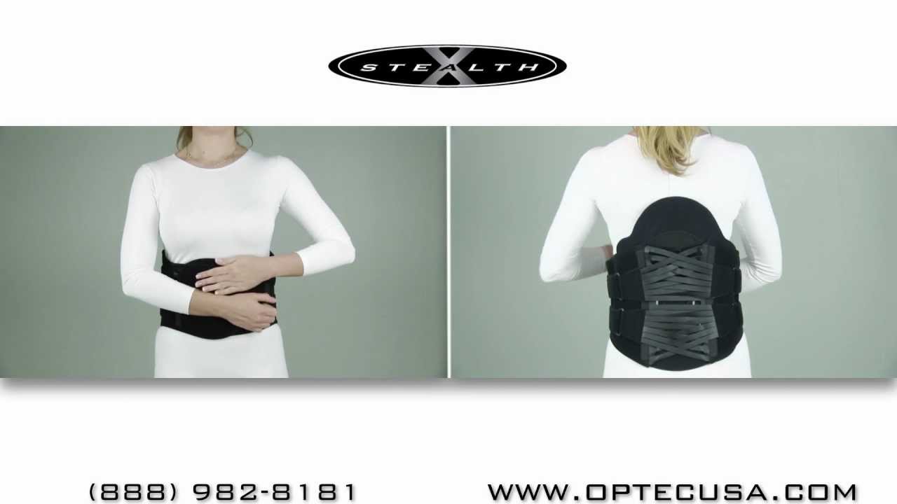 Great Back Brace Stealth - 4 Strap System Fitting Instructions - YouTube