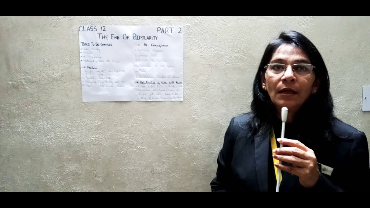 Political science class 12 chapter 2:The end of Bipolarity PART:2 - YouTube