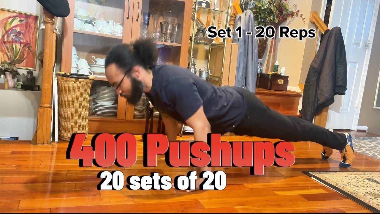 400 Pushups a day - YouTube