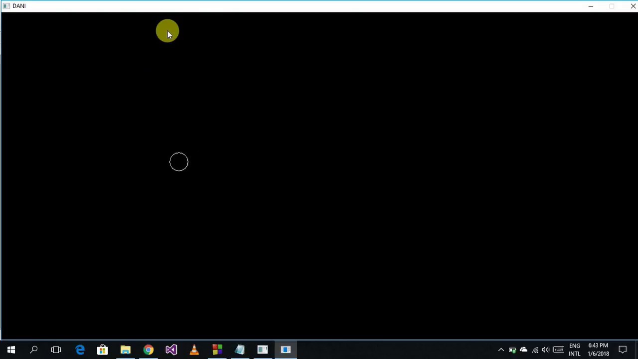 How to move an object using keyboard in c graphics - YouTube