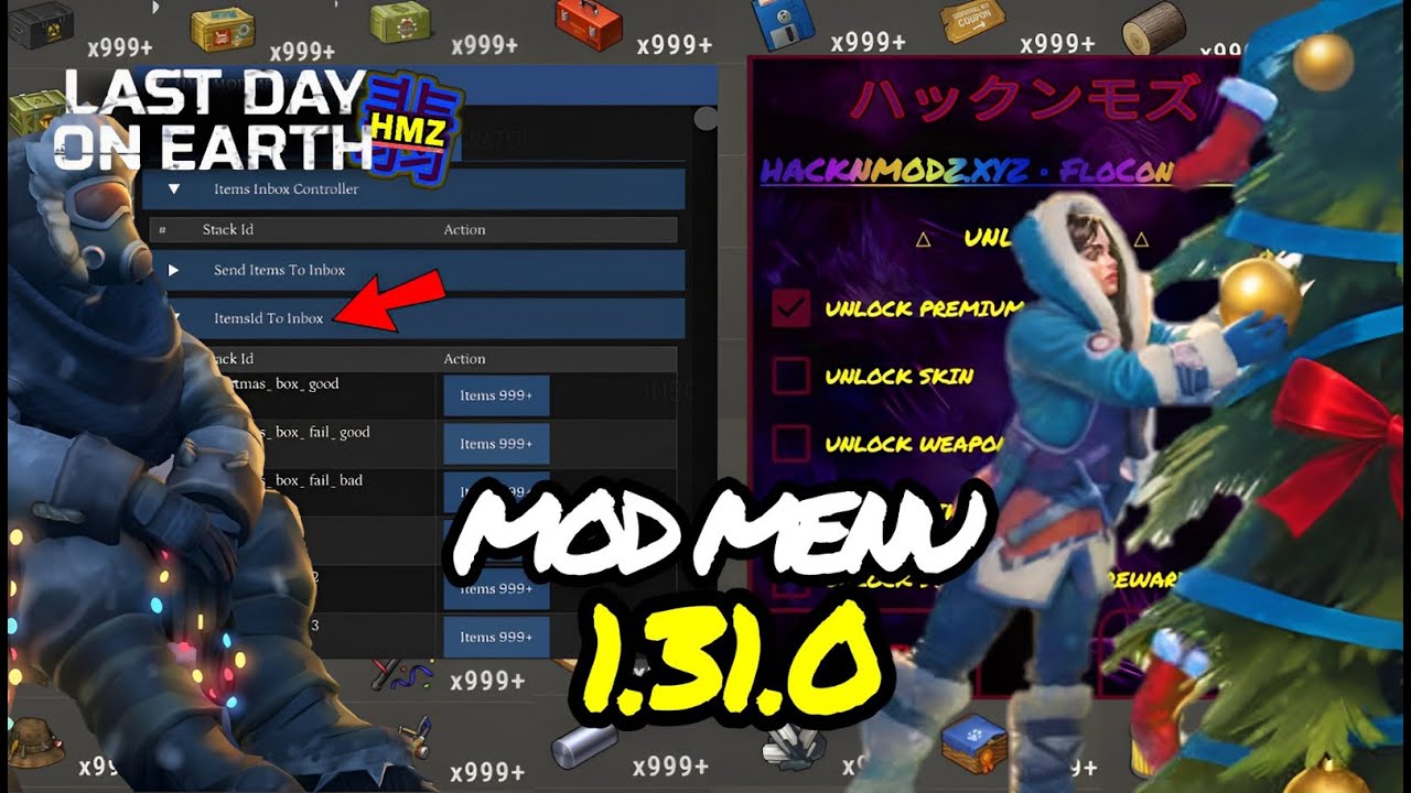 [NEW] MOD MENU HMZ 1.31.0 | LAST DAY ON EARTH: SURVIVAL - YouTube