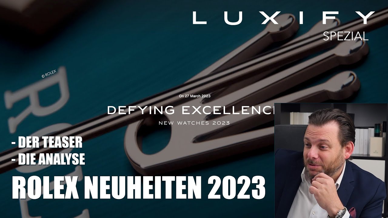 Rolex Neuheiten 2023 – der Teaser – die Analyse. Submariner, GMT-Master ...