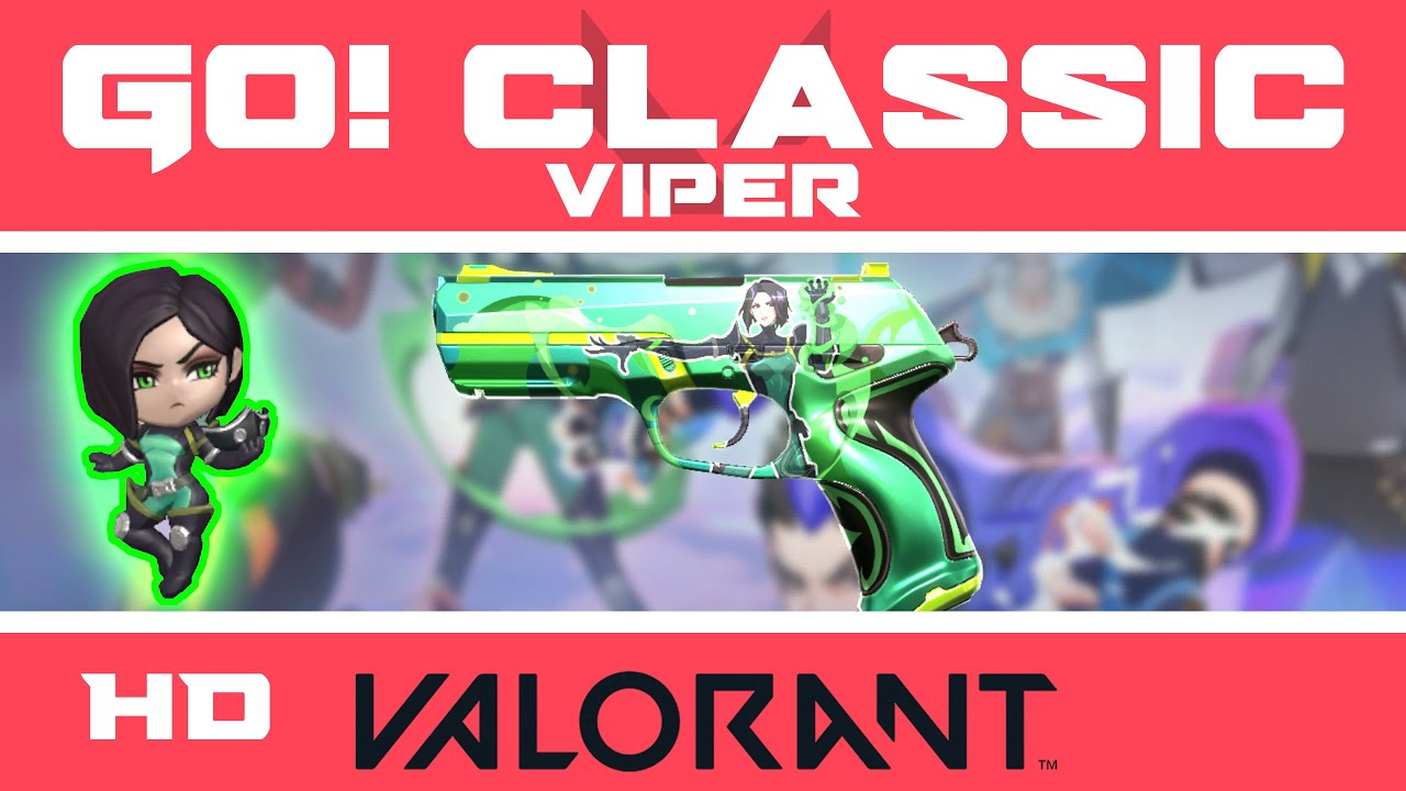 GO! CLASSIC VALORANT SKIN + VIPER BUDDY | NEW GO Vol. 2 Skins Showcase ...