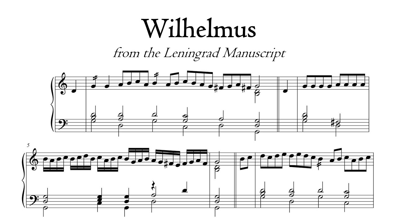 Wilhelmus: Early Keyboard Version on Organ - Martinikerk, Groningen ...