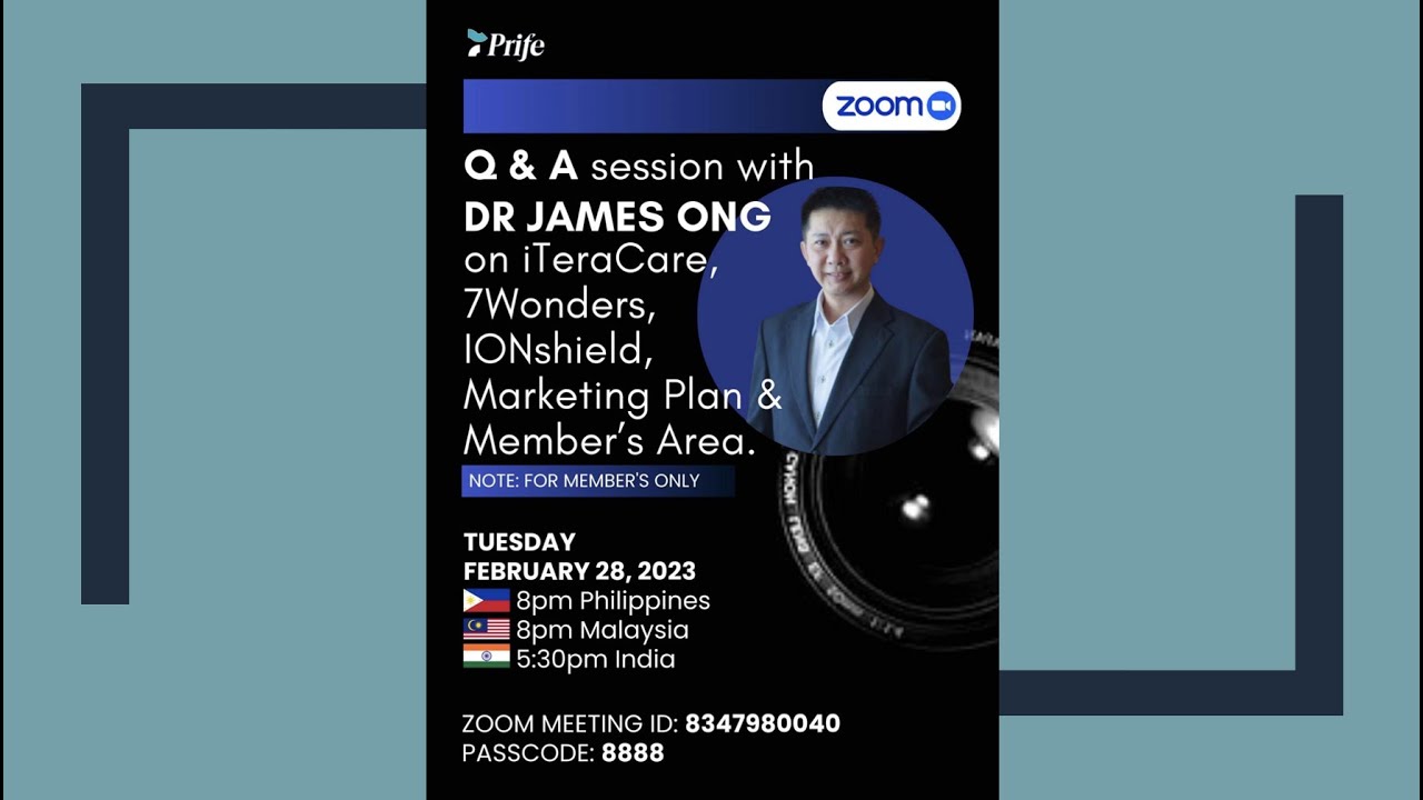 Q&A with Dr James Ong Feb 28, 2023 - YouTube
