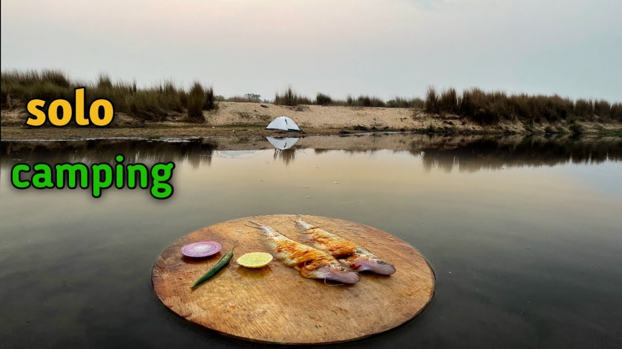 নদীর ধারে solo camping #vlogs - YouTube