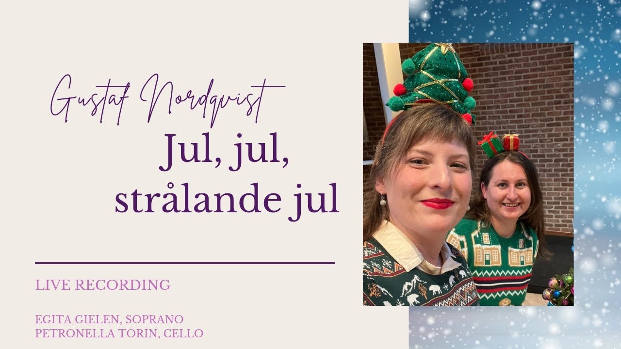Opera Cellissimo Performs Jul Jul Strålande Jul Swedish Christmas