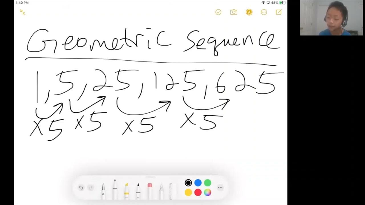 Geometric Sequence General Formula - YouTube