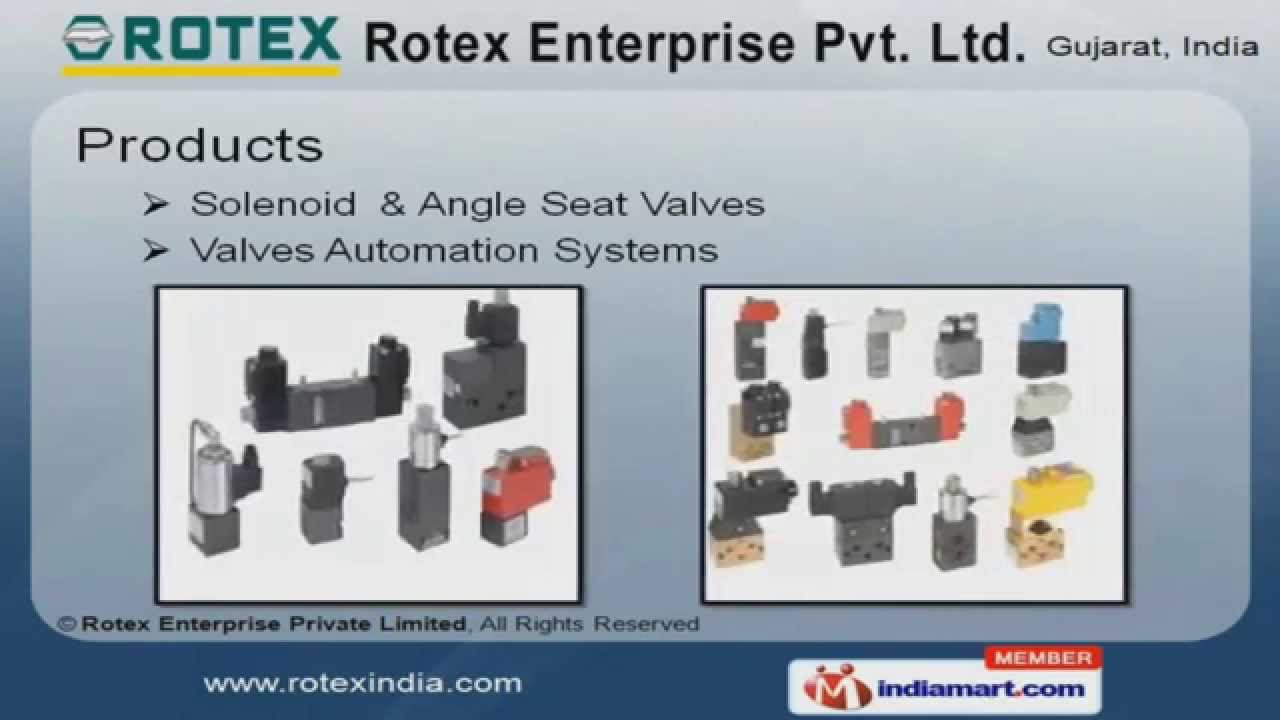Solenoid Valves by Rotex Automation Limited, New Delhi - YouTube