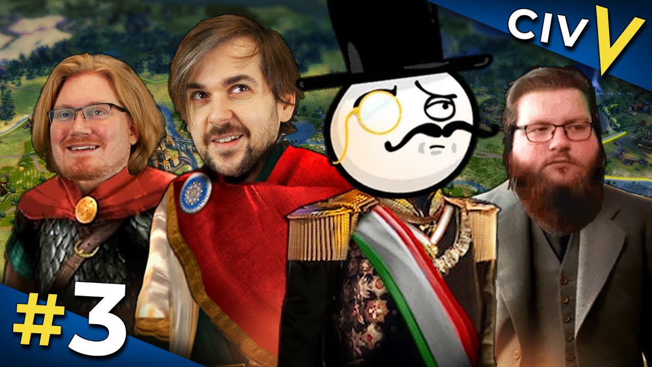 Spiff build the pyramids in the sea | Civ 5 Returns #3 (w/ The Spiffing ...