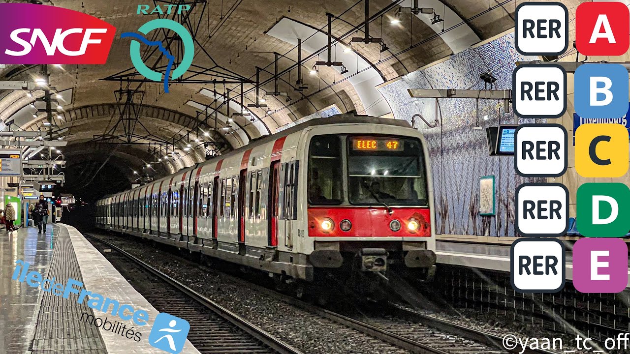 LES STATIONS LES PLUS ÉLÉGANTE DES RER DE A à E - YouTube