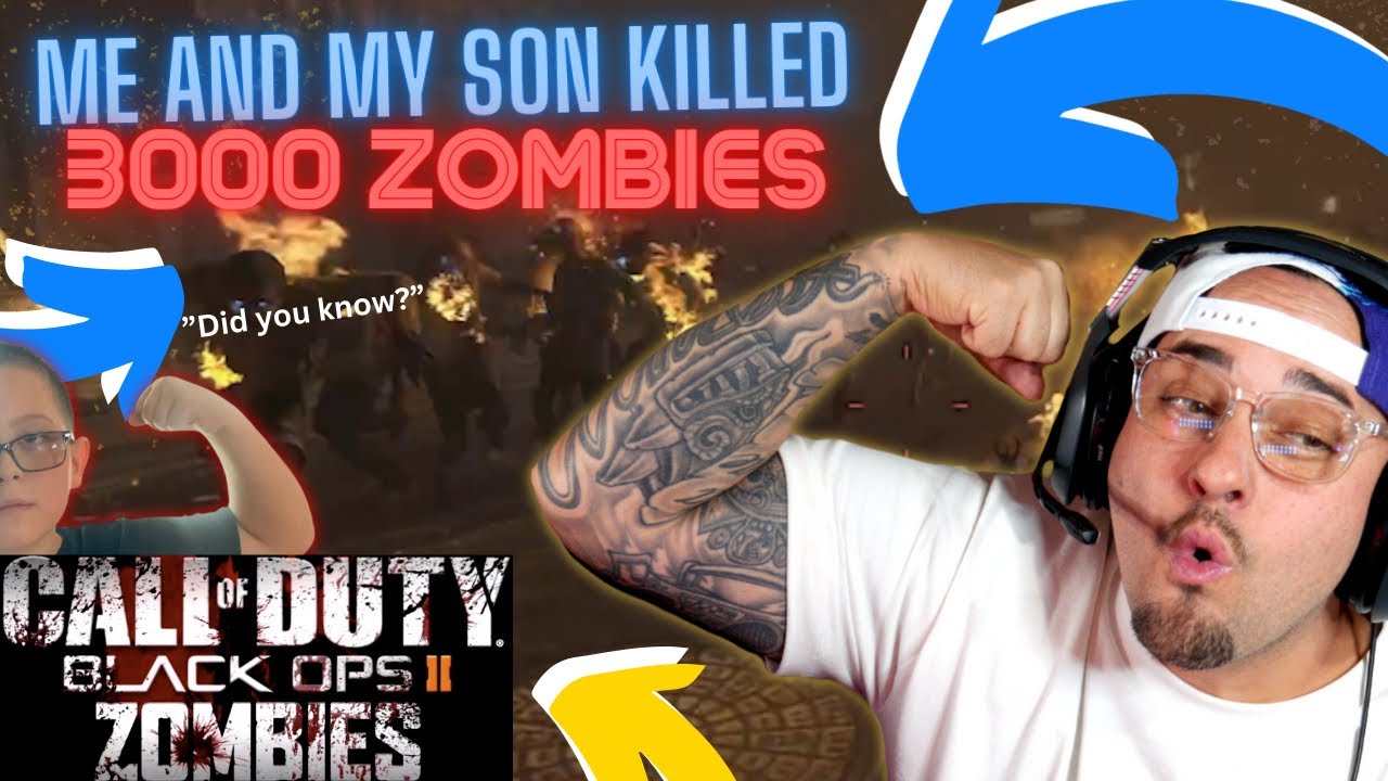 ME and my SON killed 3,000 ZOMBIES! - YouTube