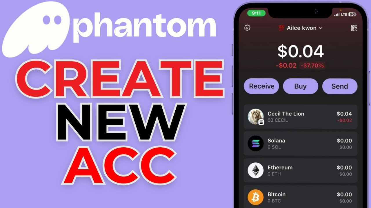 How to Create/Add a New Account in Phantom Wallet | Step-by-Step Guide ...