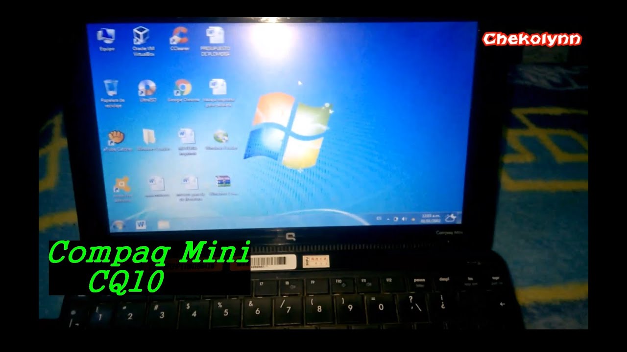Compaq mini CQ10 : Corrección del HDD y eliminación de Virus. - YouTube
