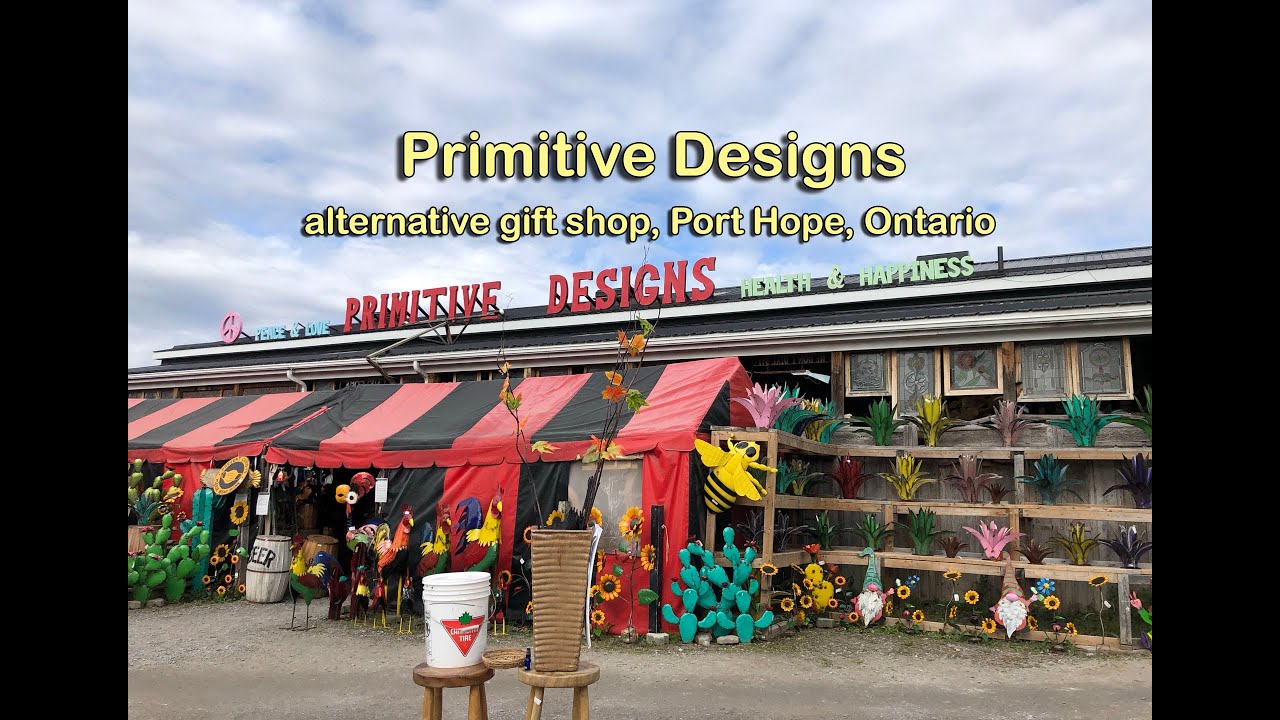 Primitive Designs, alternative gift shop, Port Hope, Ontario - YouTube