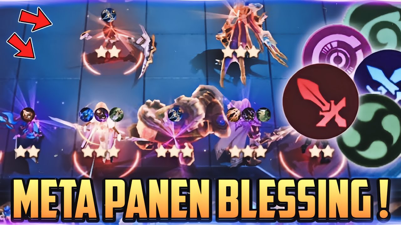 PANEN BLESSING DI MAGIC CHESS COMBO KUAT AUTO JADI ! META MAGIC CHESS ...