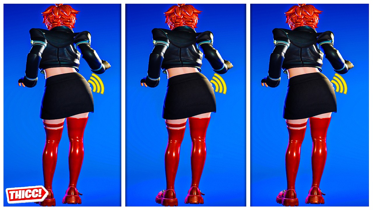 Fortnite Nix Scarlet Skin Party Hips 1 Hour Version! Thicc 🍑😘 Hot New ...